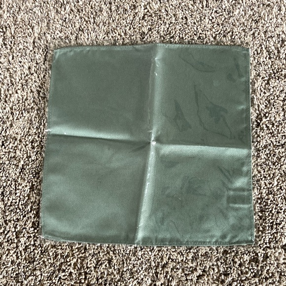 Kennedy Blue | Accessories | Kennedy Blue Moss Green Pocket Square ...